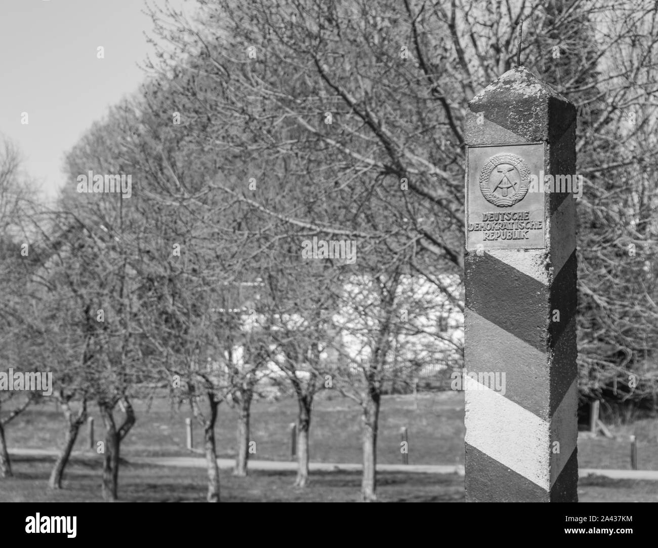 East german border guard fence hi-res stock photography and images - Alamy