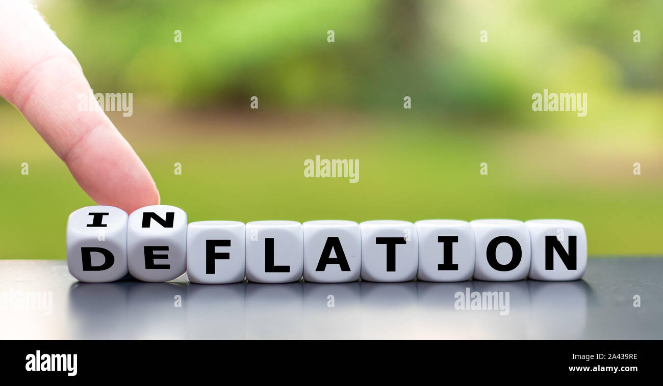 Deflation symbol hi-res stock photography and images - Alamy