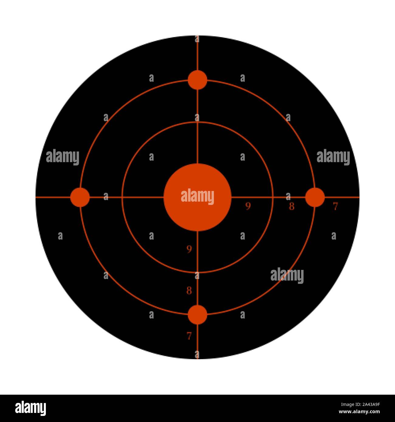 Gun training range Stock Vector Images - Alamy
