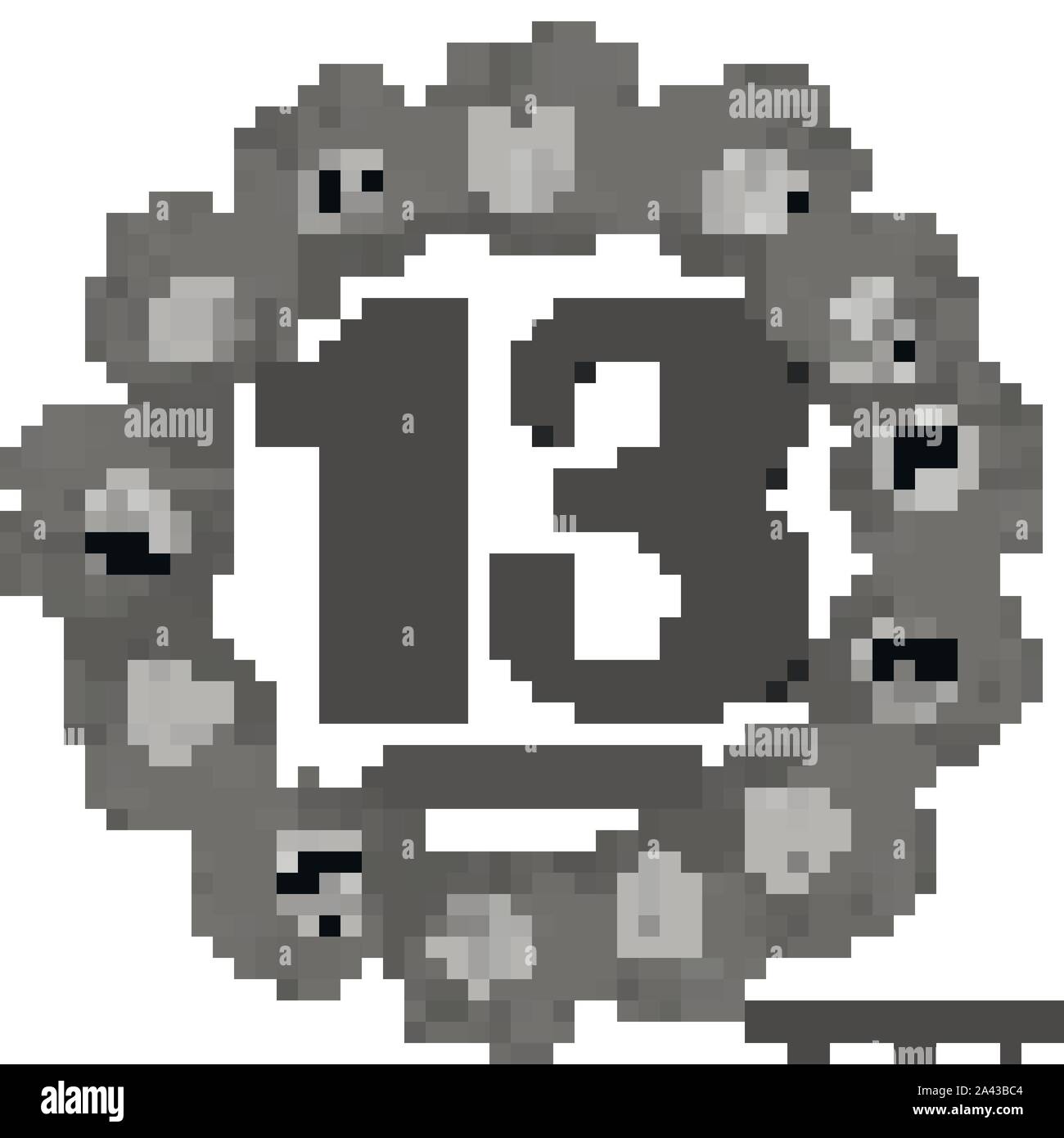 October 13 icon. For planning important day. Banner for holidays and ...