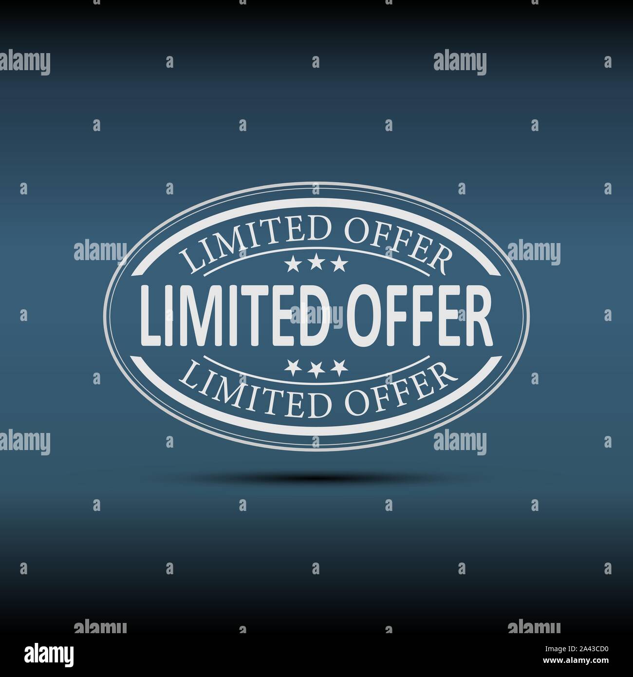 Limited access white sticker Stock Vector Images - Alamy