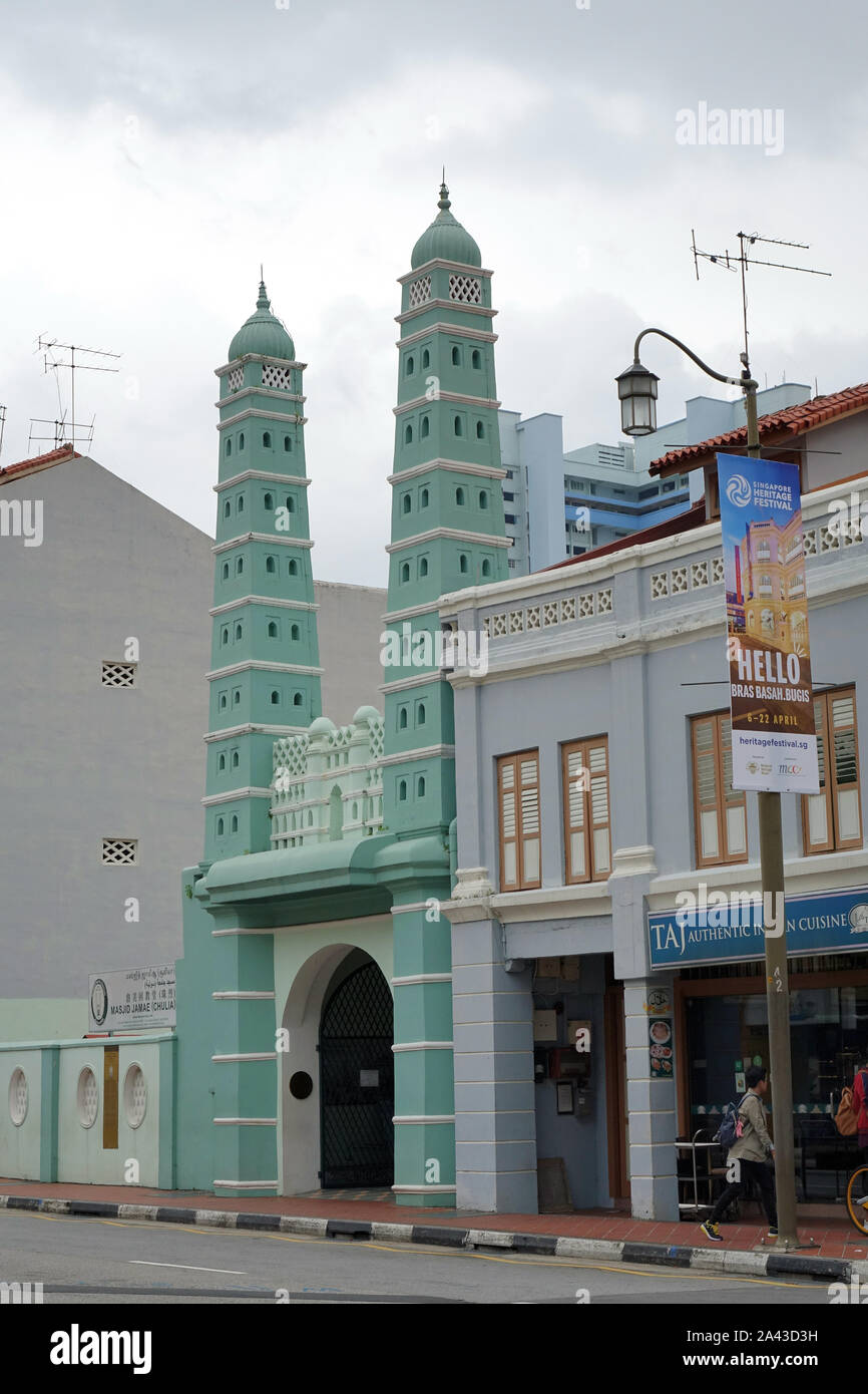 Masjid Jamae or Jamae Mosque, Singapore, Southeast Asia Stock Photo - Alamy