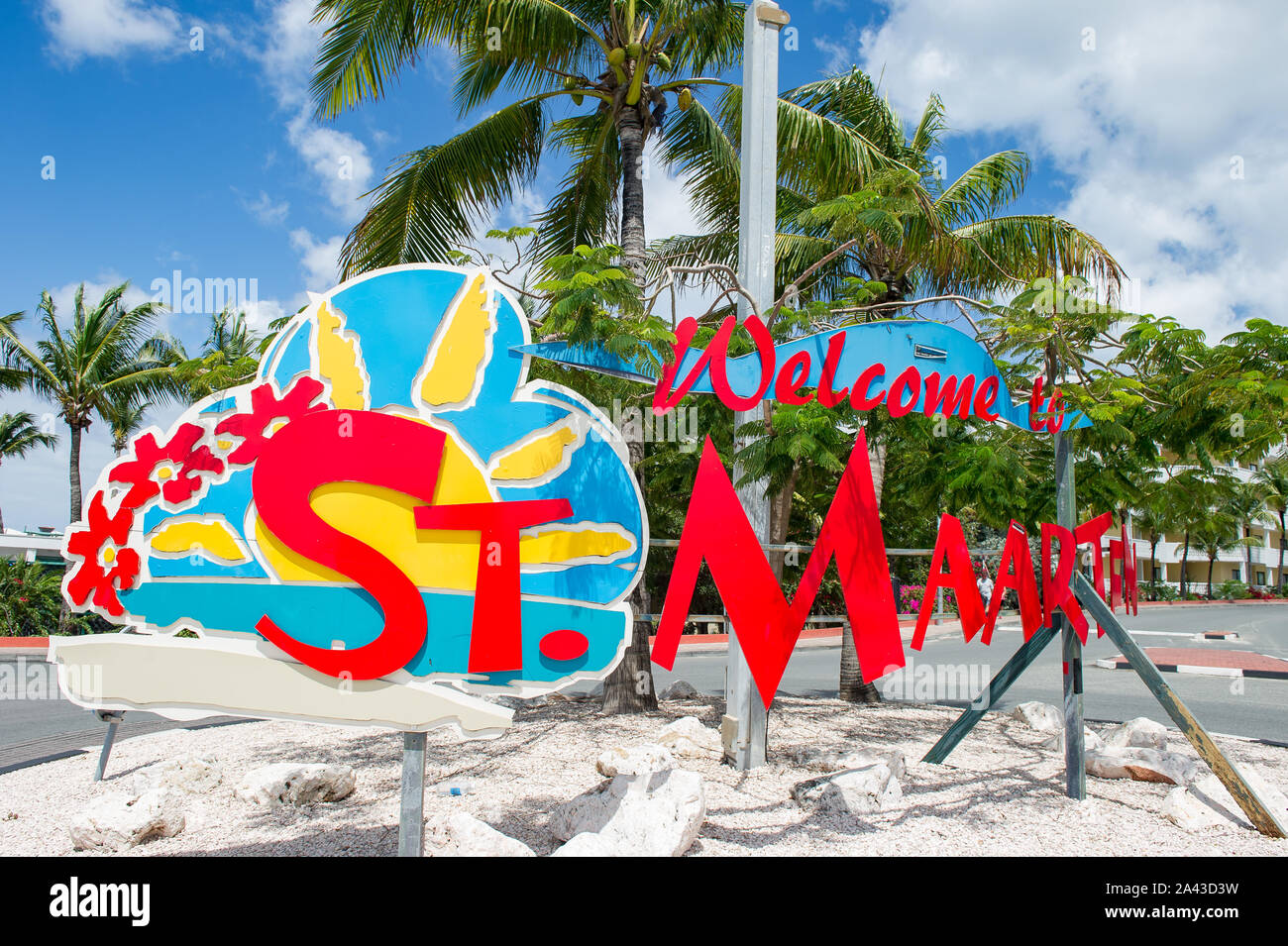 St Martin French Antilles Caribbean Stock Photos & St Martin French ...