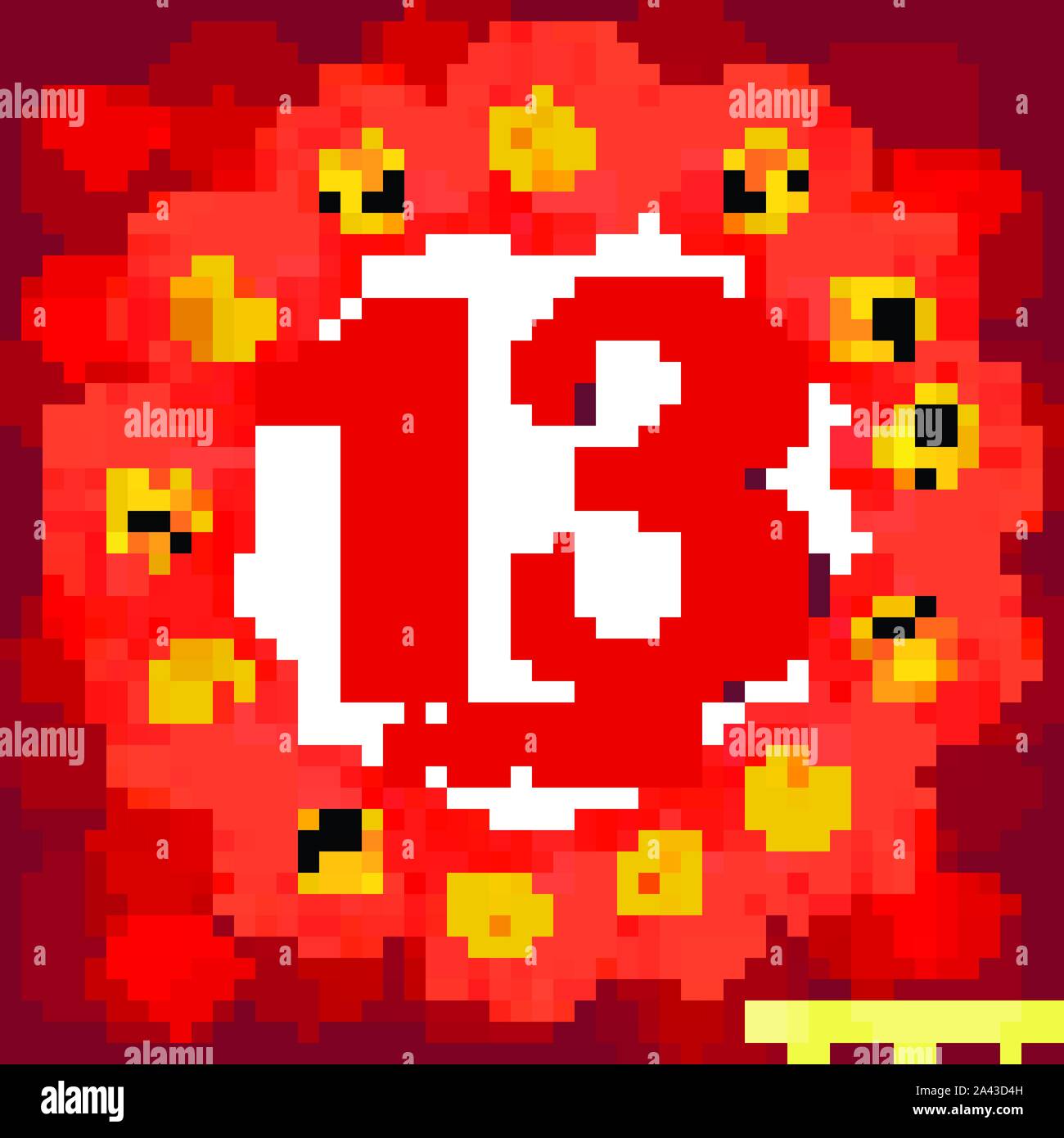 October 13 icon. For planning important day. Banner for holidays and ...