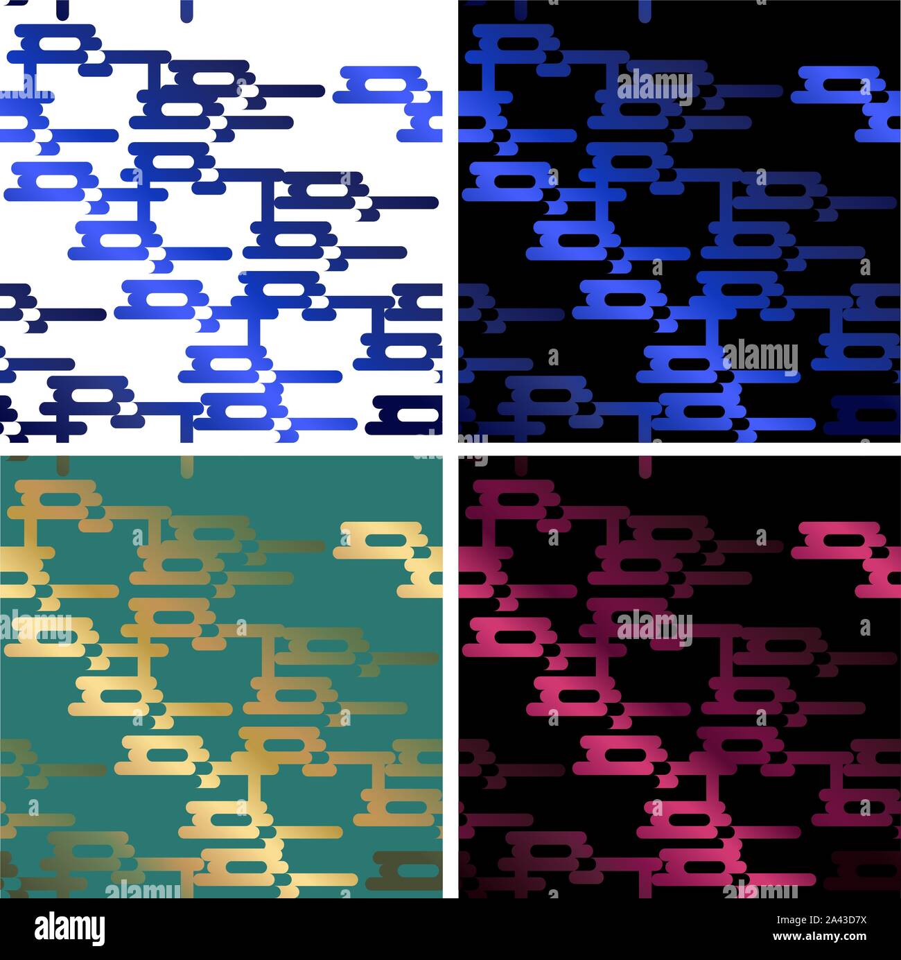 Chinese pattern background in retro style. Beautiful vector pattern ...