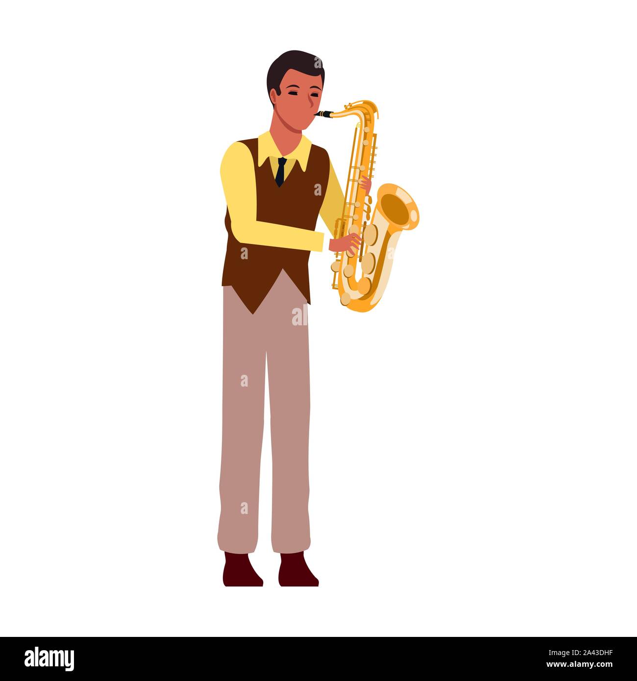 Tenor horn Stock Vector Images - Alamy