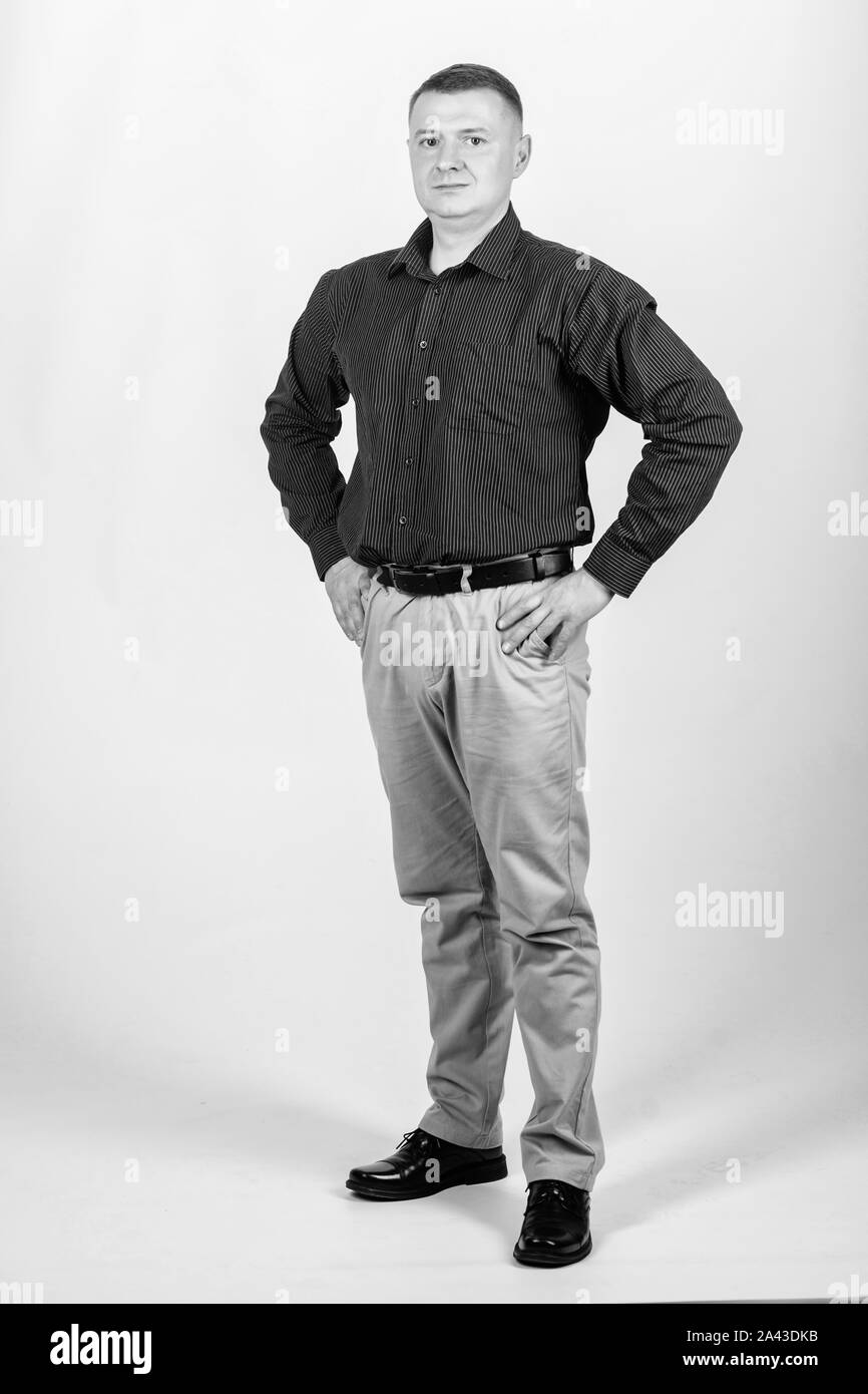 Successful new business owner Black and White Stock Photos & Images - Alamy