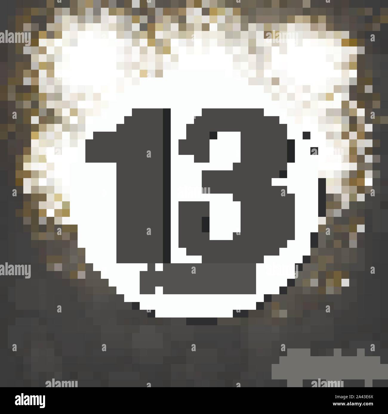 October 13 icon. For planning important day. Banner for holidays and ...