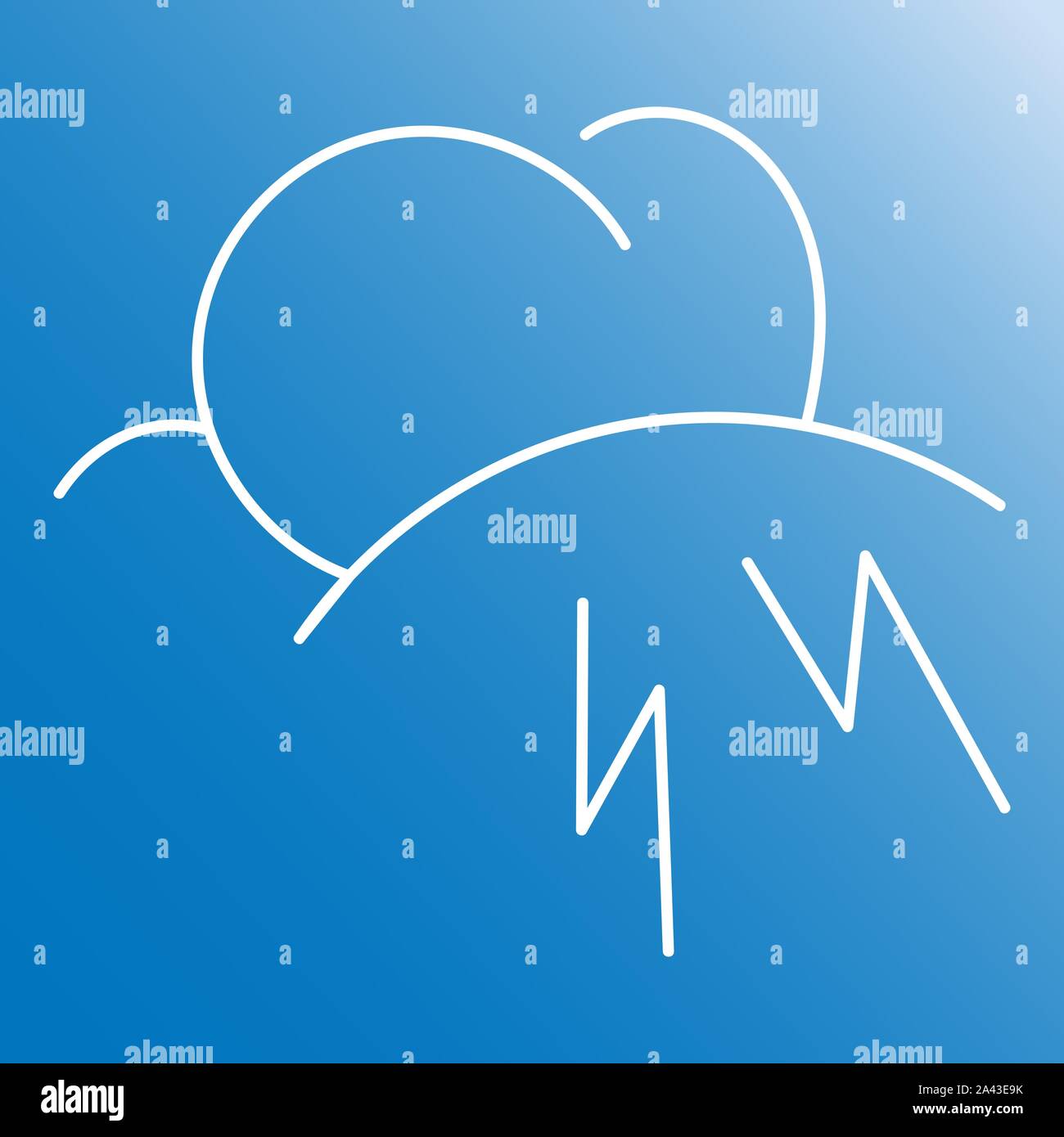 Toothache linear icon. Thin line illustration. Tooth with lightning ... Toothache linear icon. Thin line illustration. Tooth with lightning ...