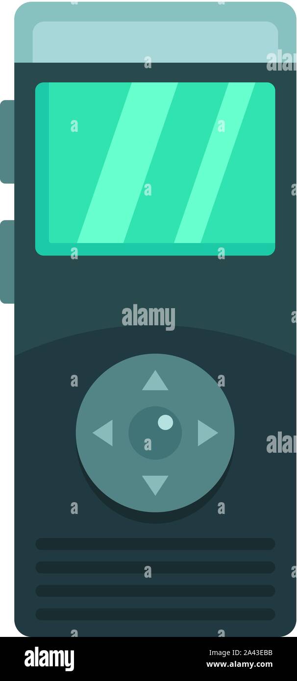 Dictaphone icon. Flat illustration of dictaphone vector icon for web ...