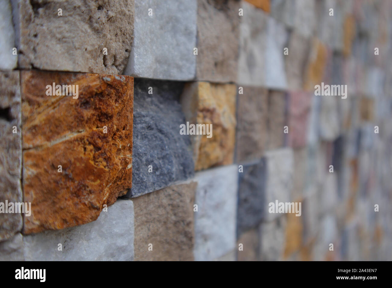 New Colored Wall Made From New Cutted Stone. Texture Pattern Structued ...