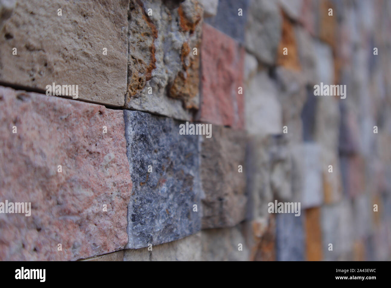 New Colored Wall Made From New Cutted Stone. Texture Pattern Structued ...