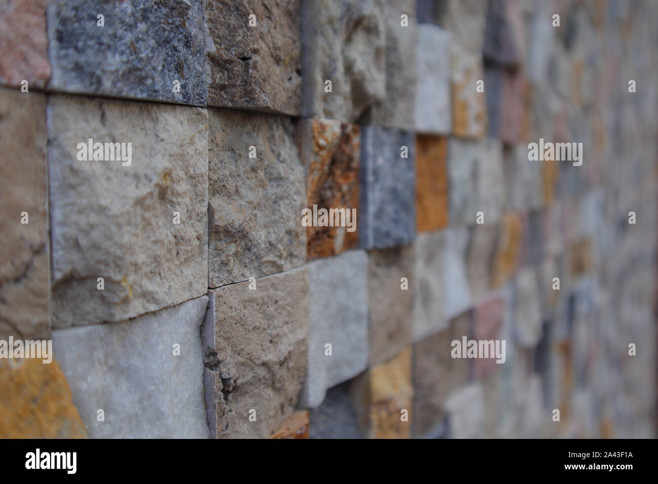 New Colored Wall Made From New Cutted Stone. Texture Pattern Structued ...