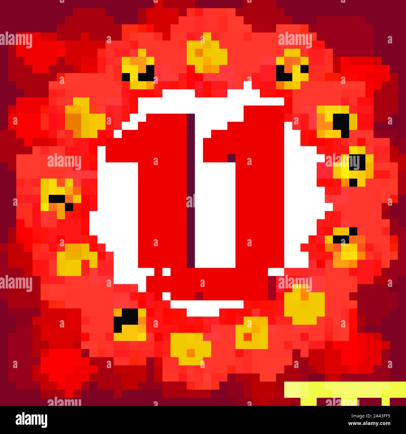 October 11 icon. For planning important day. Banner for holidays and ...