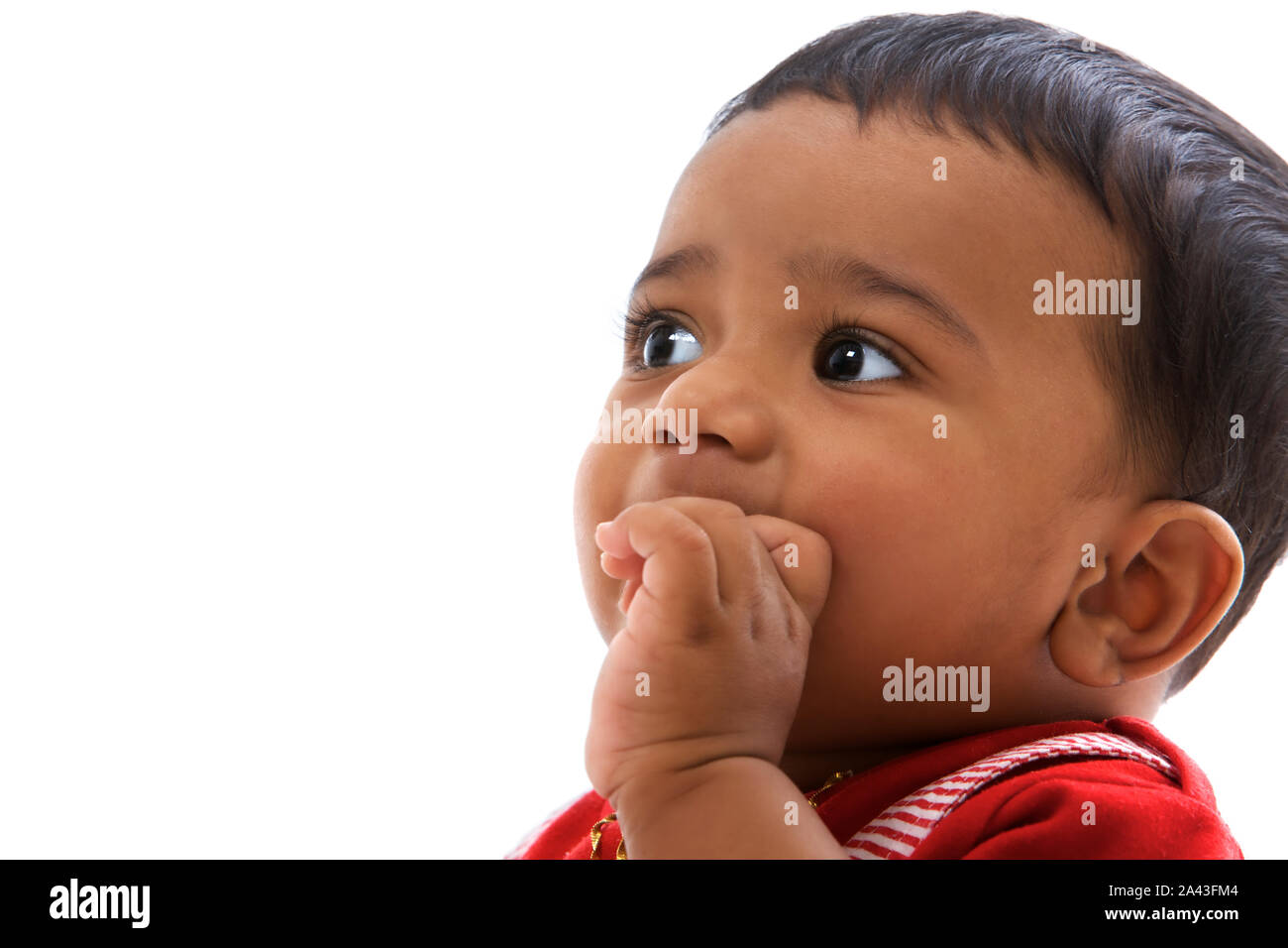 Baby boy face big brown hi-res stock photography and images - Alamy