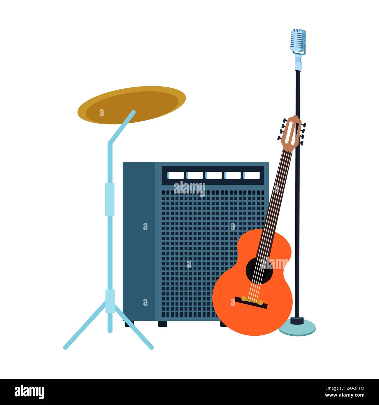 sound amplifier and instruments design Stock Vector Image & Art - Alamy