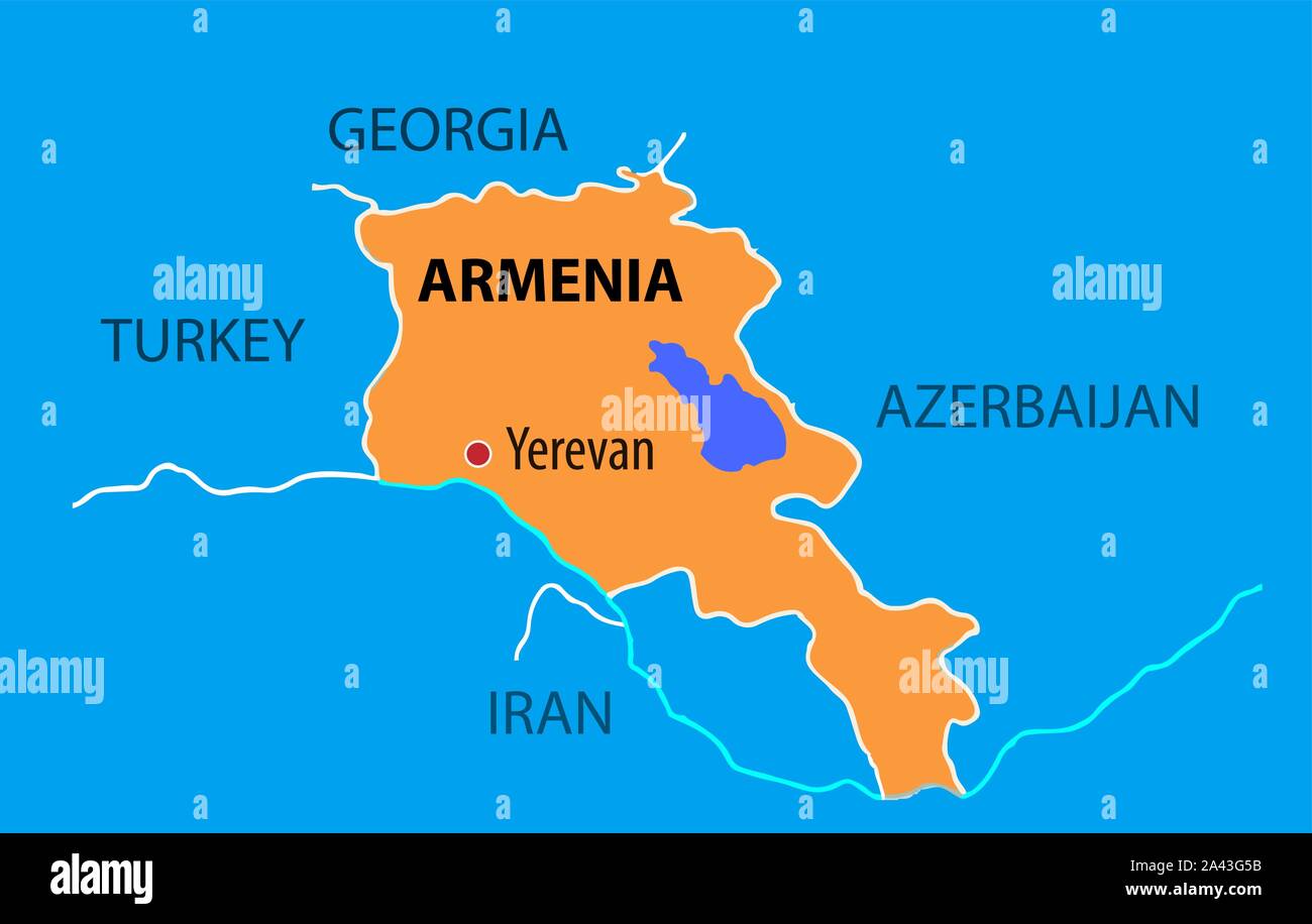 Armenian map 3D Vector illustration eps 10 Stock Vector Image & Art - Alamy