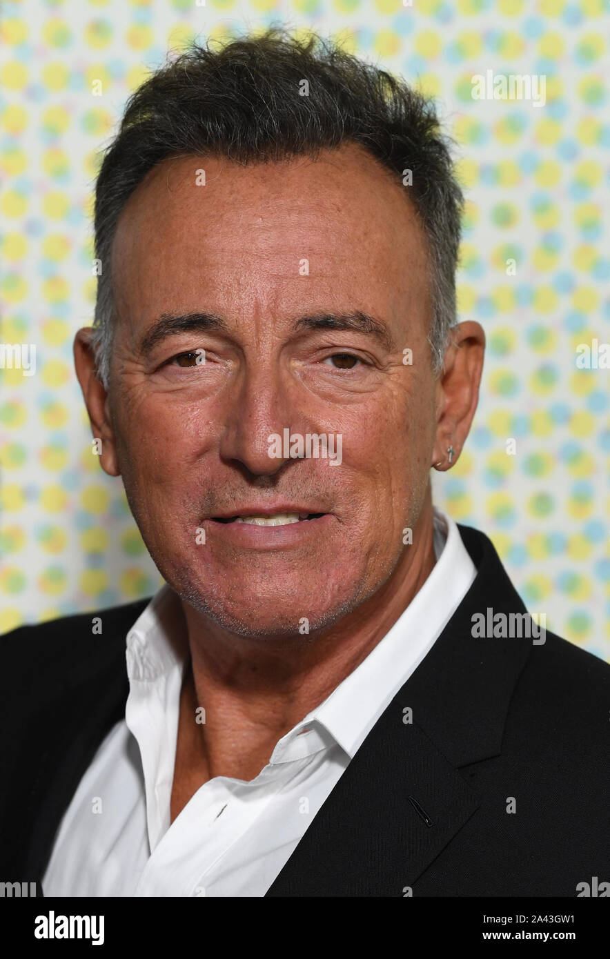London, UK. 11th Oct, 2019. American singer Bruce Springsteen attends ...