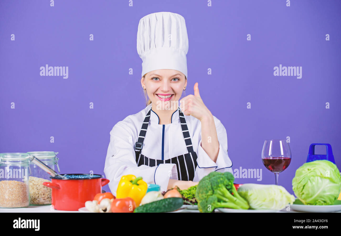 Perfect recipe. Turn ingredients into delicious meal. Culinary skills ...