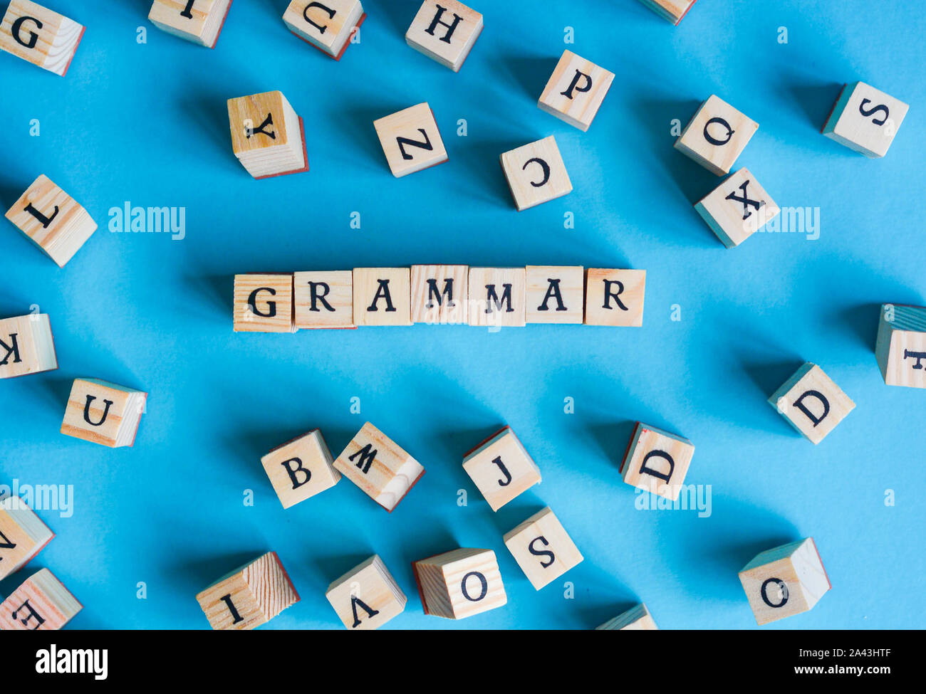 English grammar concept hi-res stock photography and images - Alamy