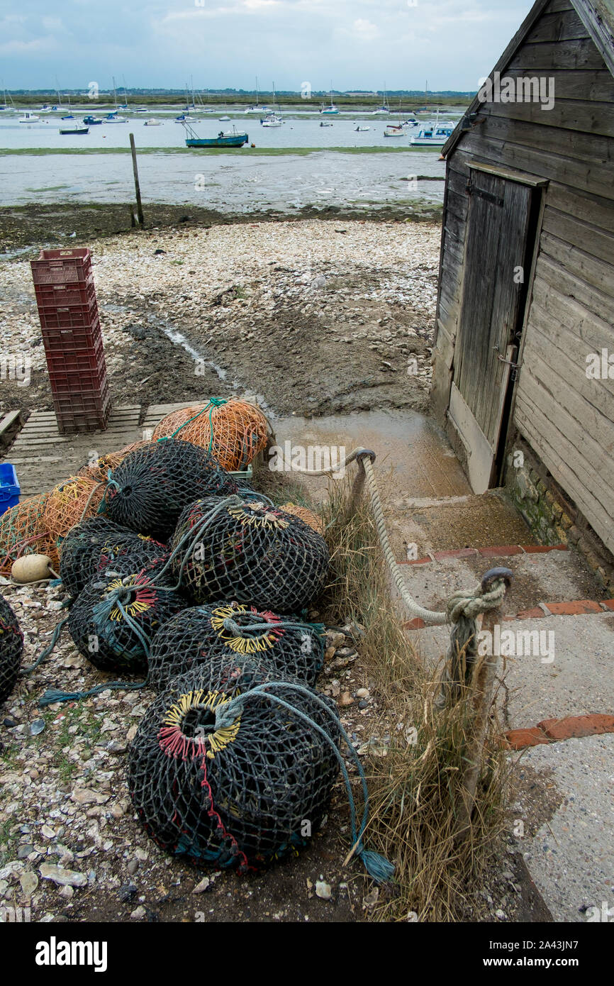 West Mersea on Mersea Island, Essex is well known for it's oyster ...