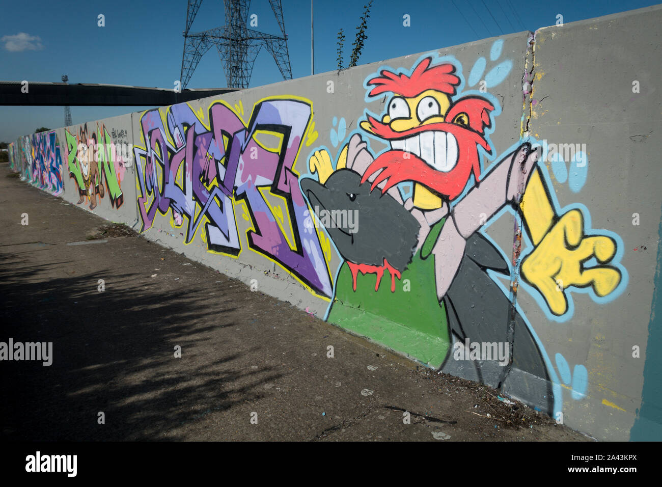 London Graffiti art Stock Photo - Alamy