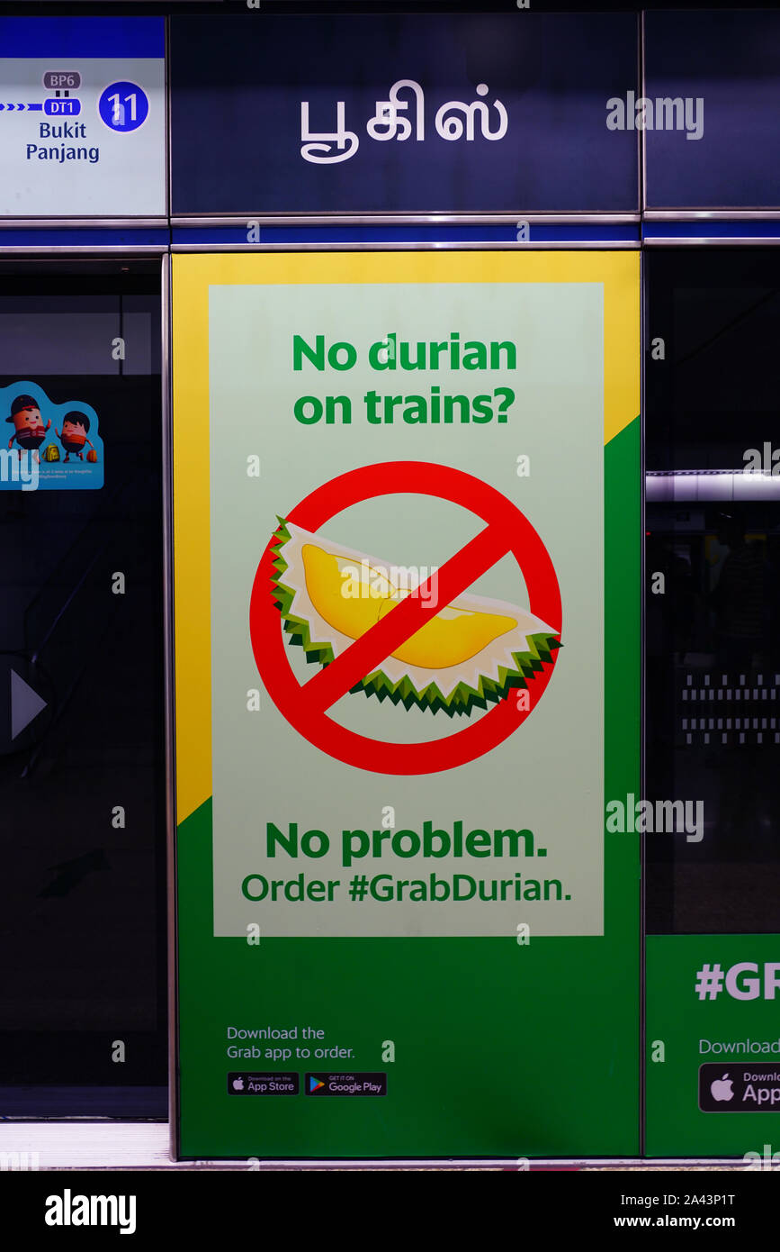 Durian sign hi-res stock photography and images - Alamy