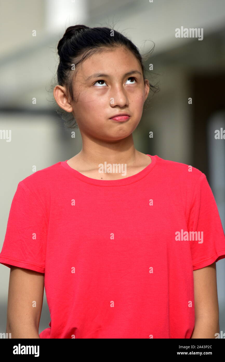 Confused Filipina Person Stock Photo - Alamy