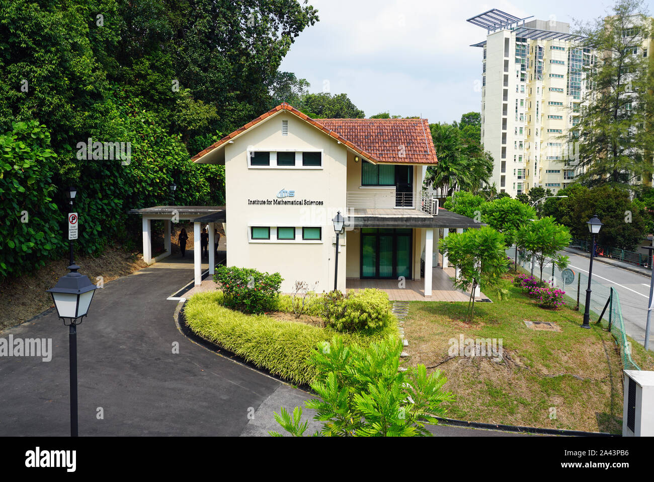 SINGAPORE -25 AUG 2019- View of the Institute for Mathematical Studies ...