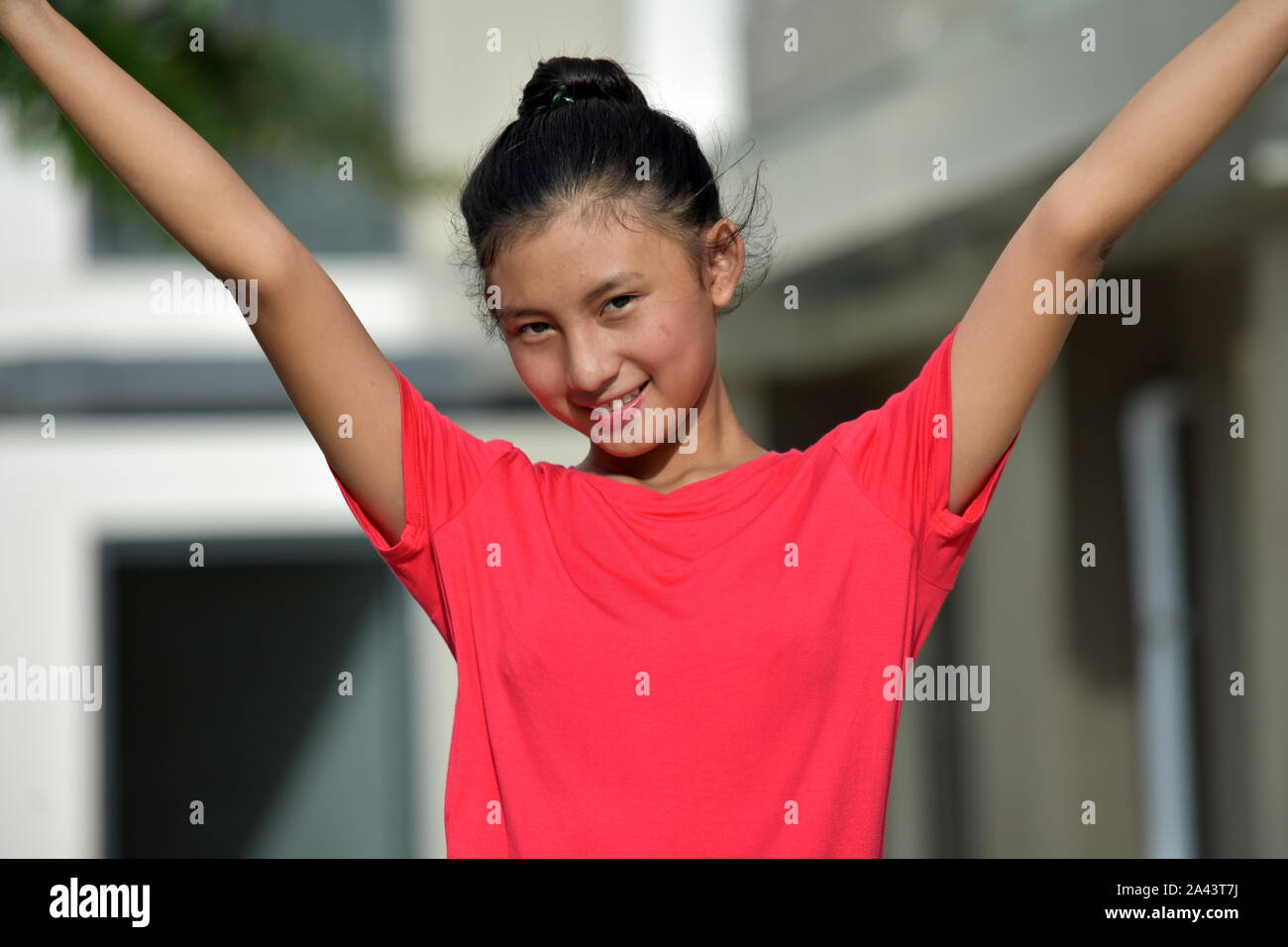 Minority Female And Freedom Stock Photo - Alamy