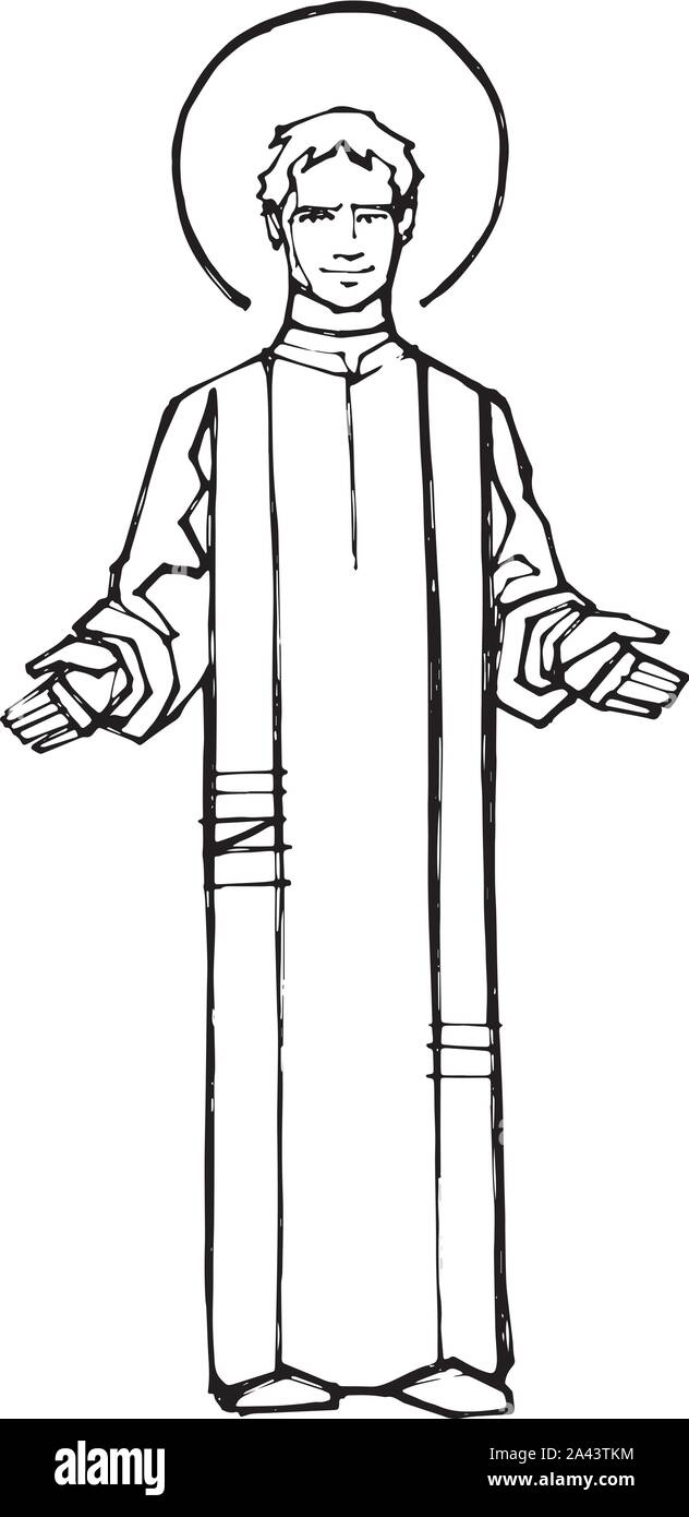 Saint john cross Stock Vector Images - Alamy