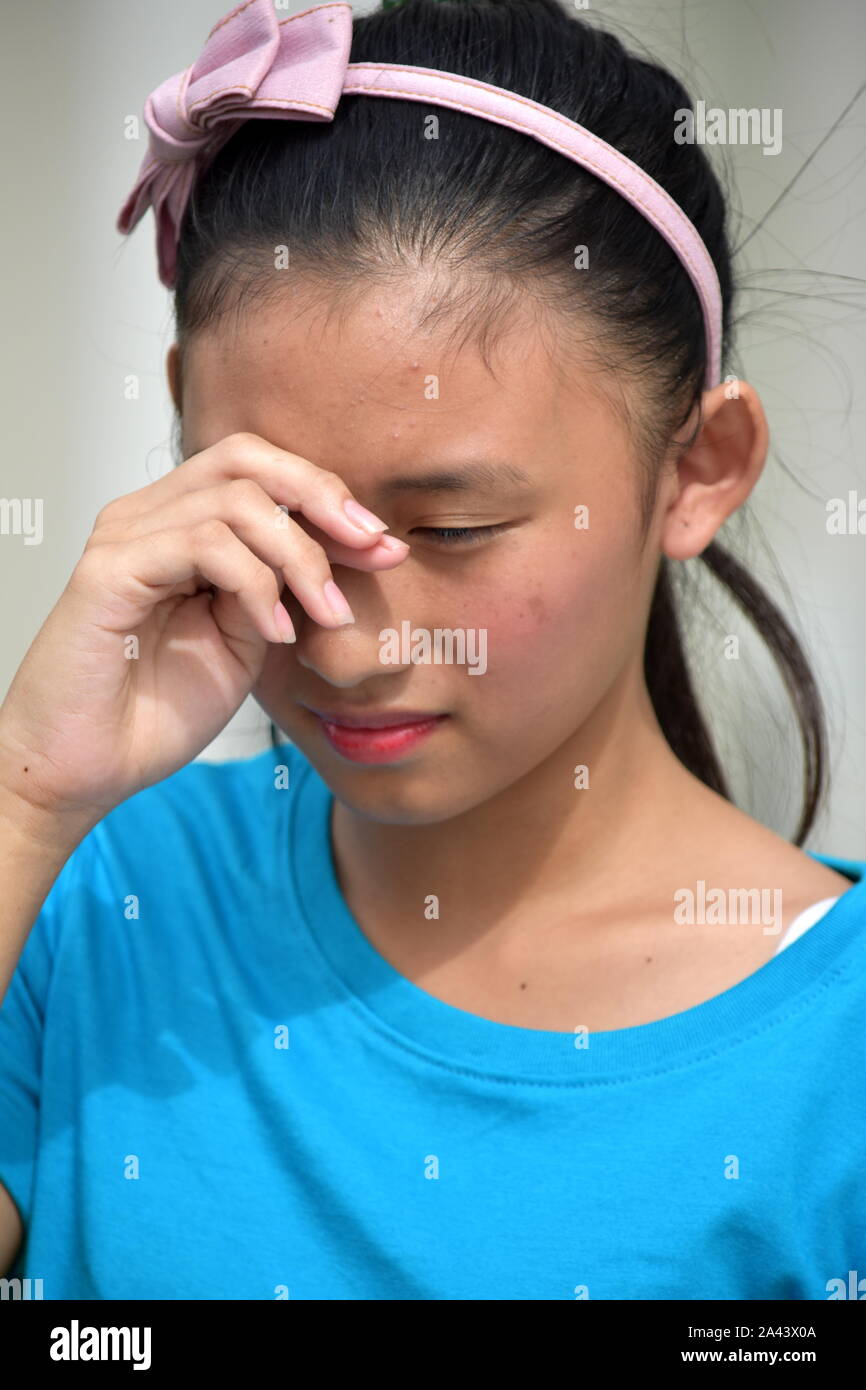 Tearful girl hi-res stock photography and images - Alamy