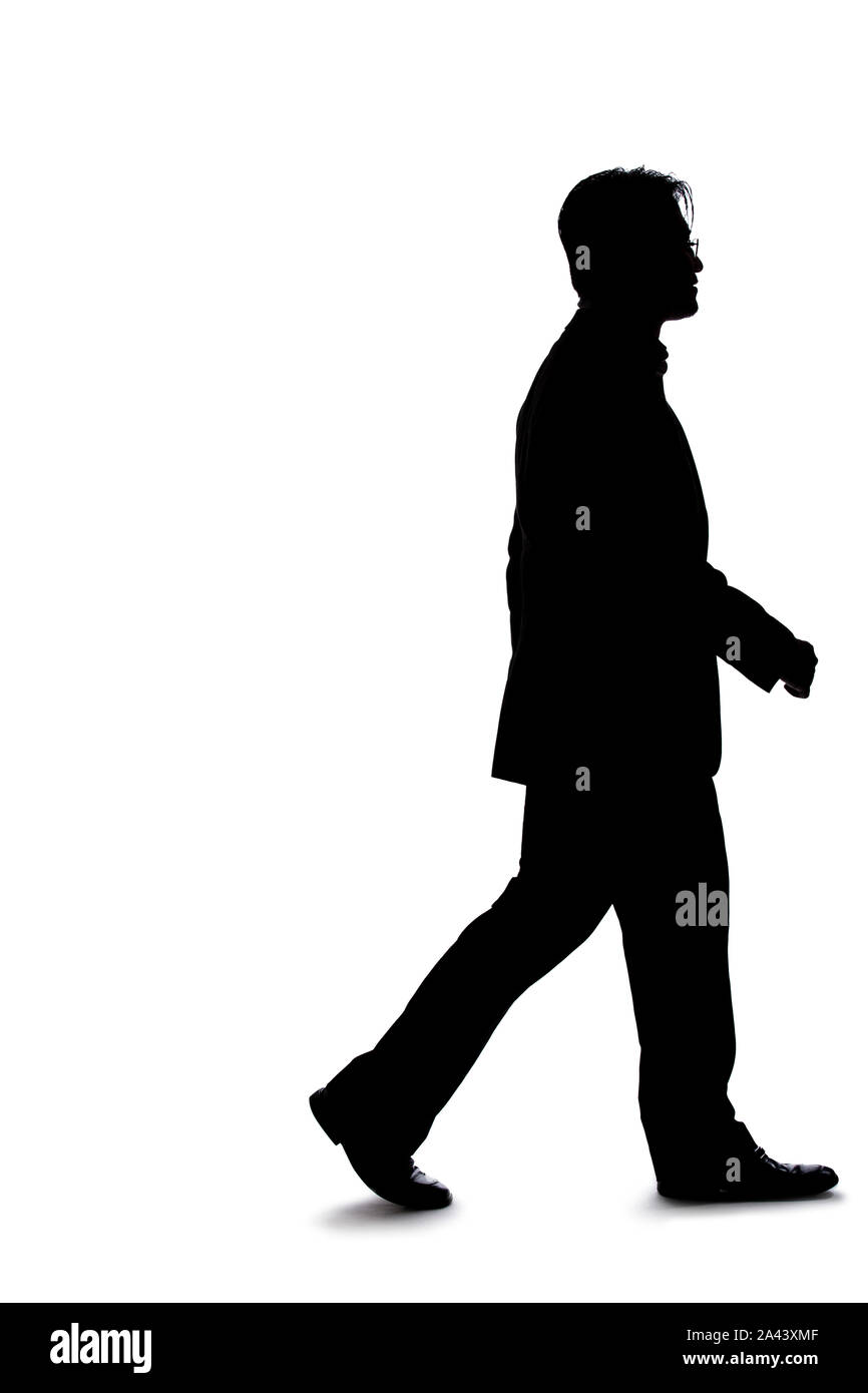 Man Walking Forward Silhouette