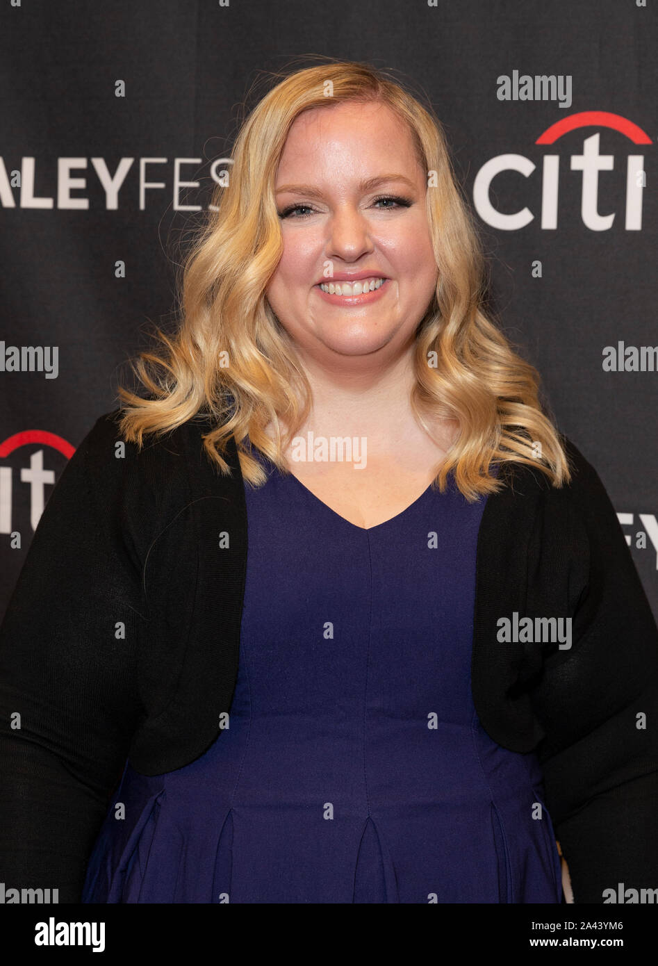 New York, NY - October 11, 2019: Sarah Baker attends PaleyFest 2019 ...