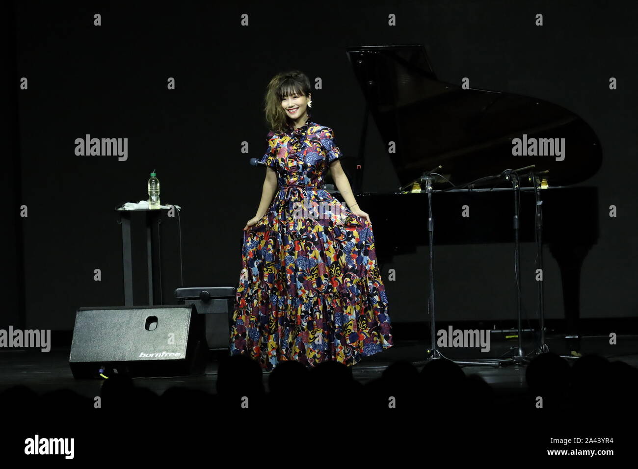 Japanese singer-songwriter Ai Otsuka performs during her "AIO PIANO at ...