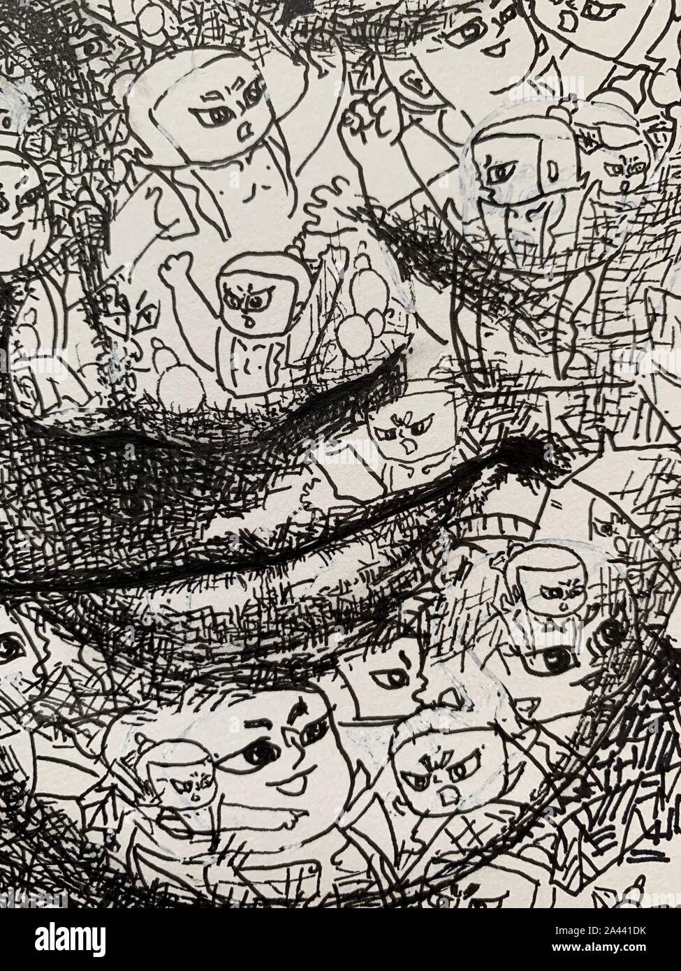 In this undated photo, the portrait of Hong Kong entertainer Wong Cho ...