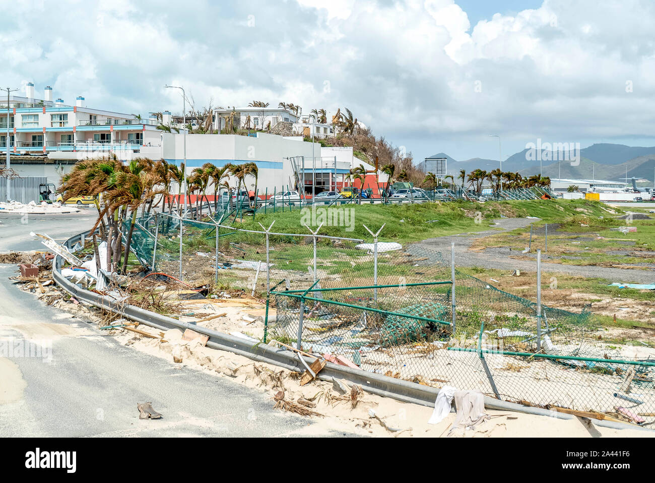 Irma damage sint maarten hi-res stock photography and images - Alamy
