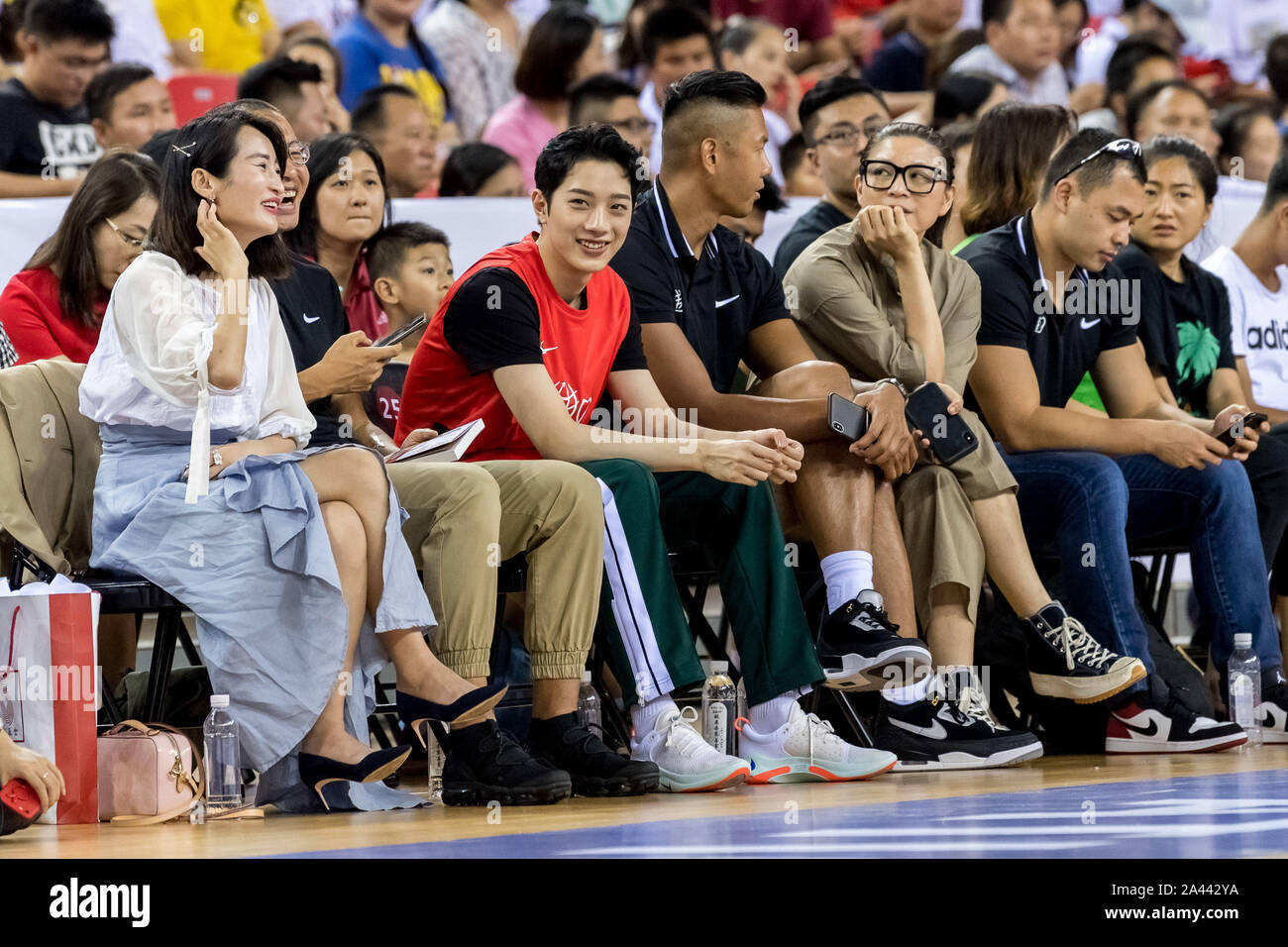 Taiwanese singer Lai Kuan-lin, also romanized as Lai Guan-lin, and a ...