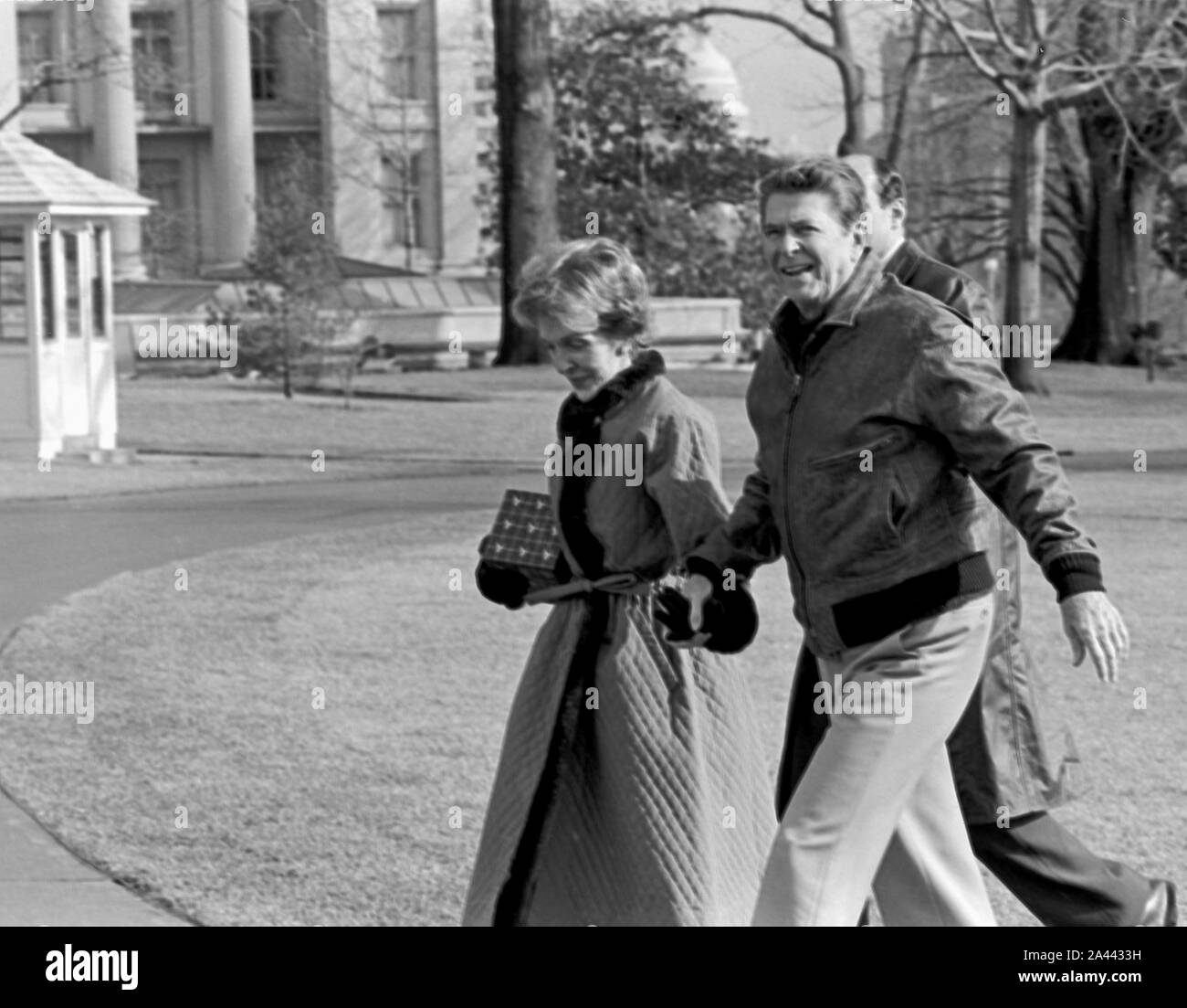 Ronald reagan walking Black and White Stock Photos & Images - Alamy