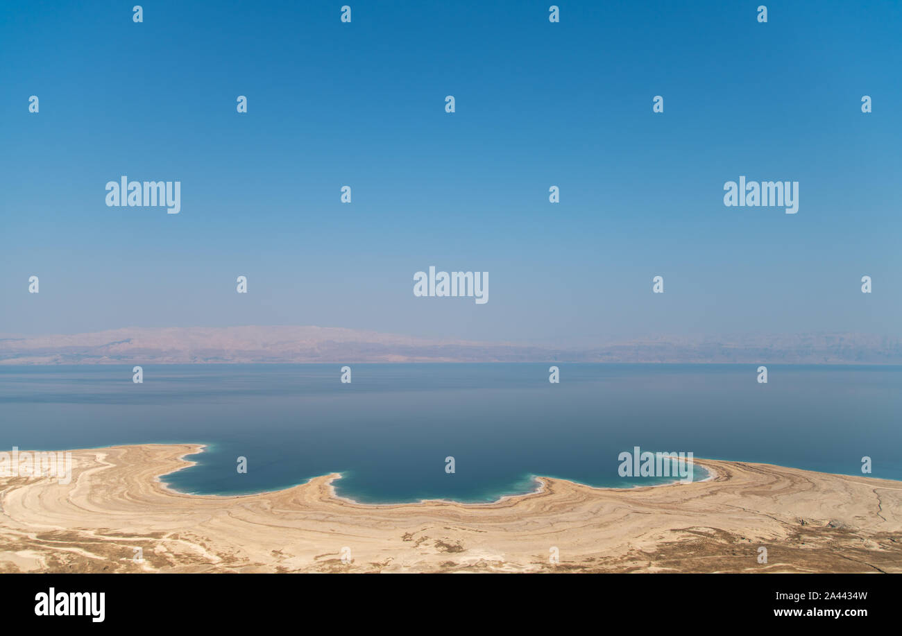Aerial View of the Dead Sea Shore Line From High Point Stock Photo - Alamy