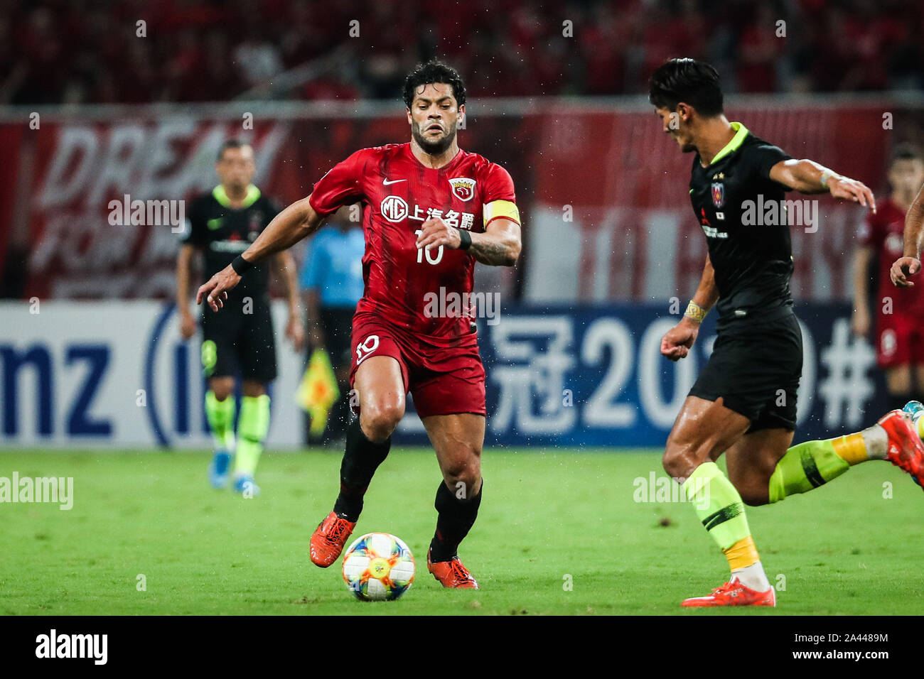 Brazilian football player Givanildo Vieira de Sousa, known as Hulk, of Shanghai SIPG F.C ...