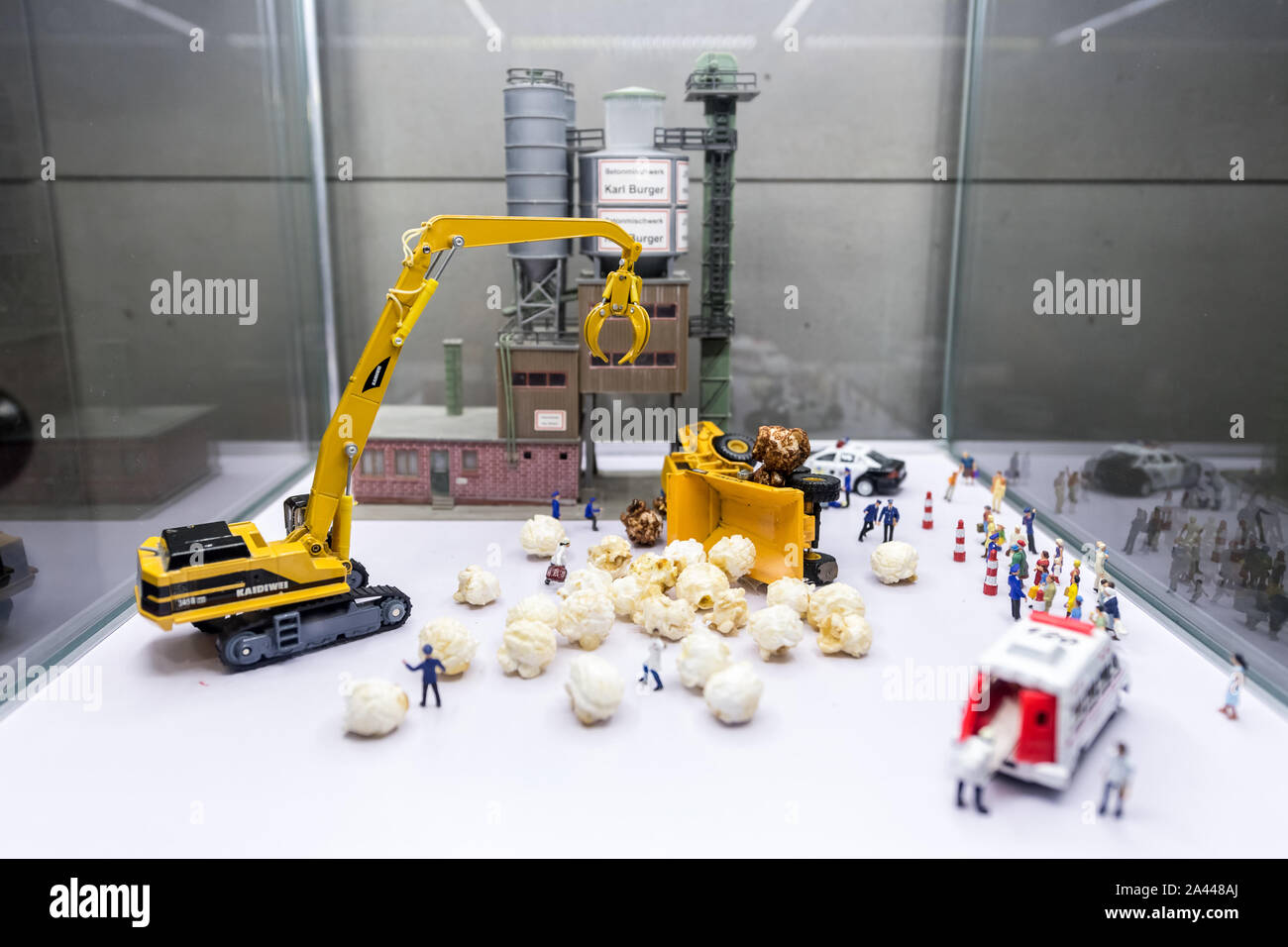 View of the miniature artworks capturing the Shanghai's history and ...