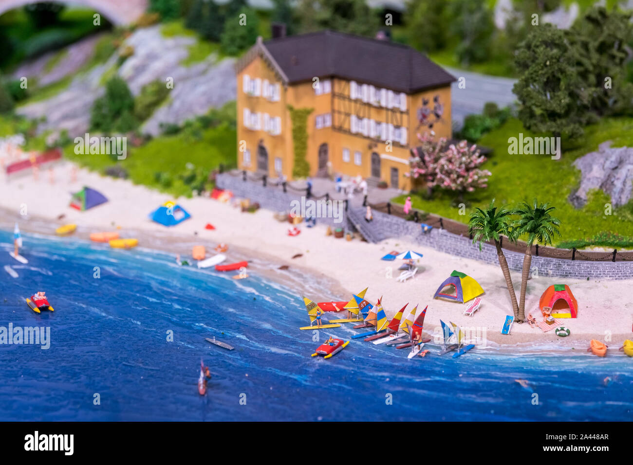 View of the miniature artworks capturing the Shanghai's history and ...