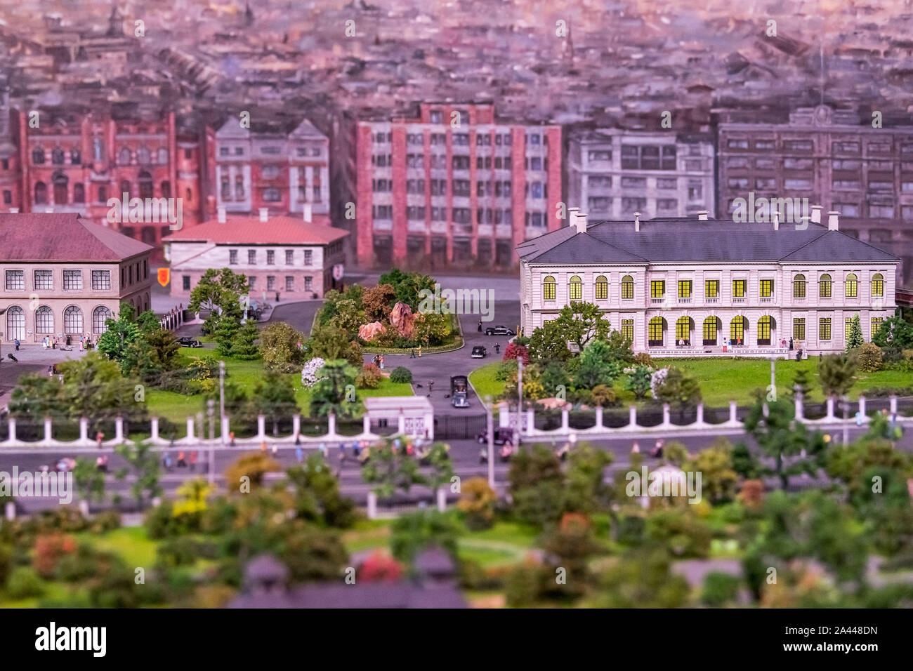 View of the miniature artworks capturing the Shanghai's history and ...