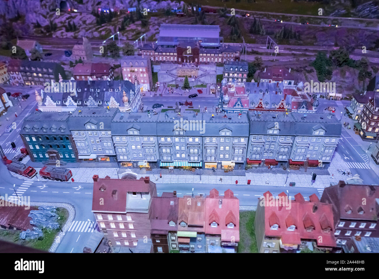 View of the miniature artworks capturing the Shanghai's history and ...