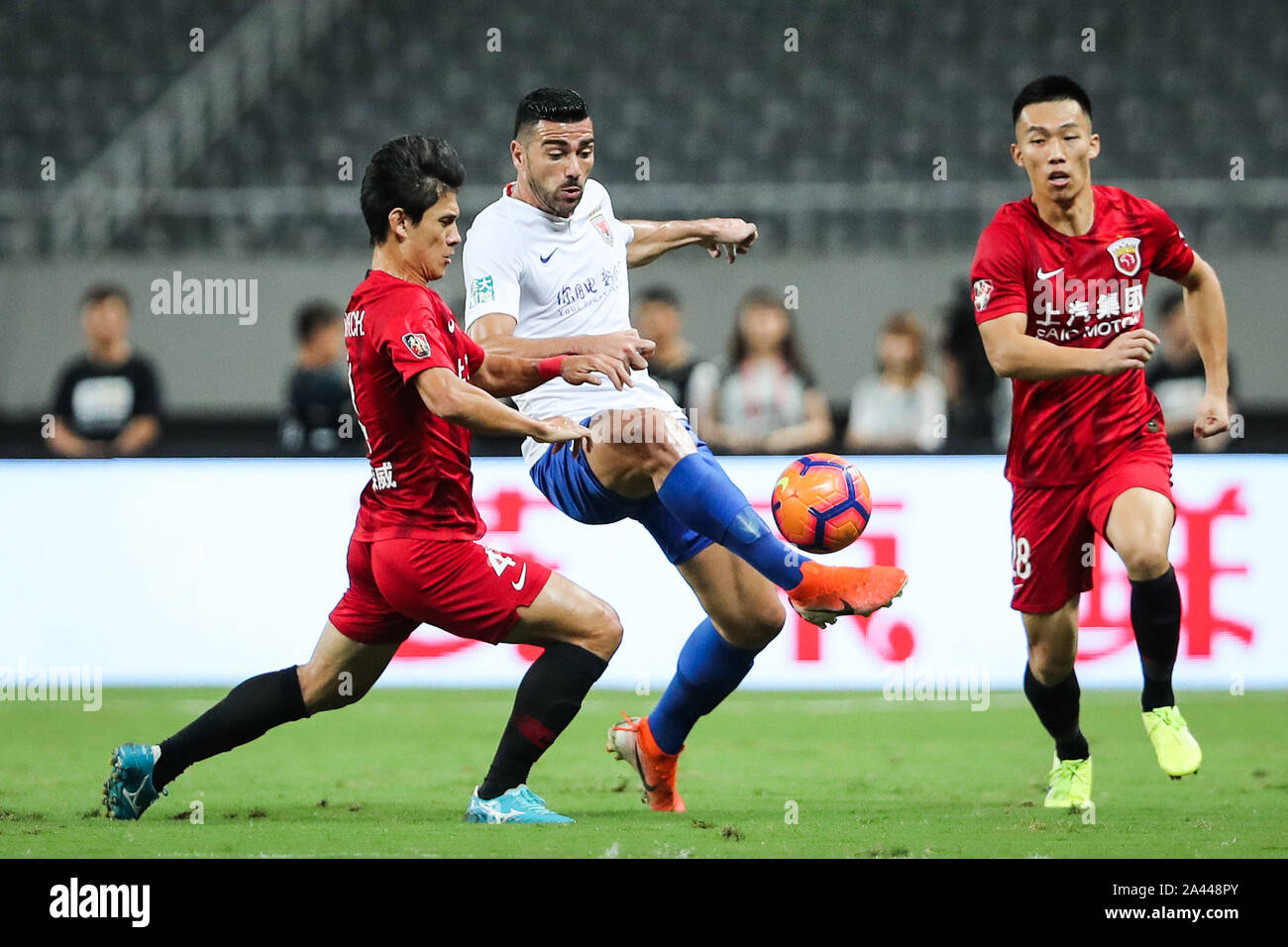 Italian football player Graziano Pelle of Shandong Luneng Taishan F.C ...