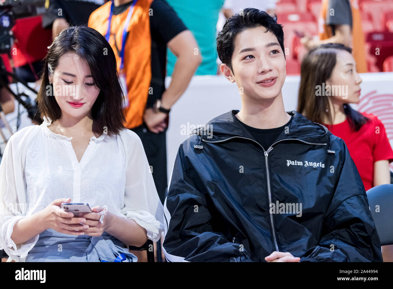 Taiwanese singer Lai Kuan-lin, also romanized as Lai Guan-lin, and a former member of South ...