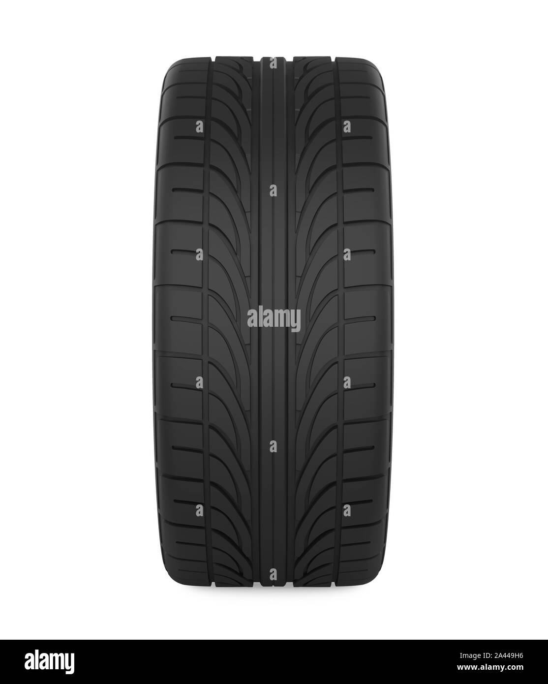 Car Tire Isolated Stock Photo - Alamy
