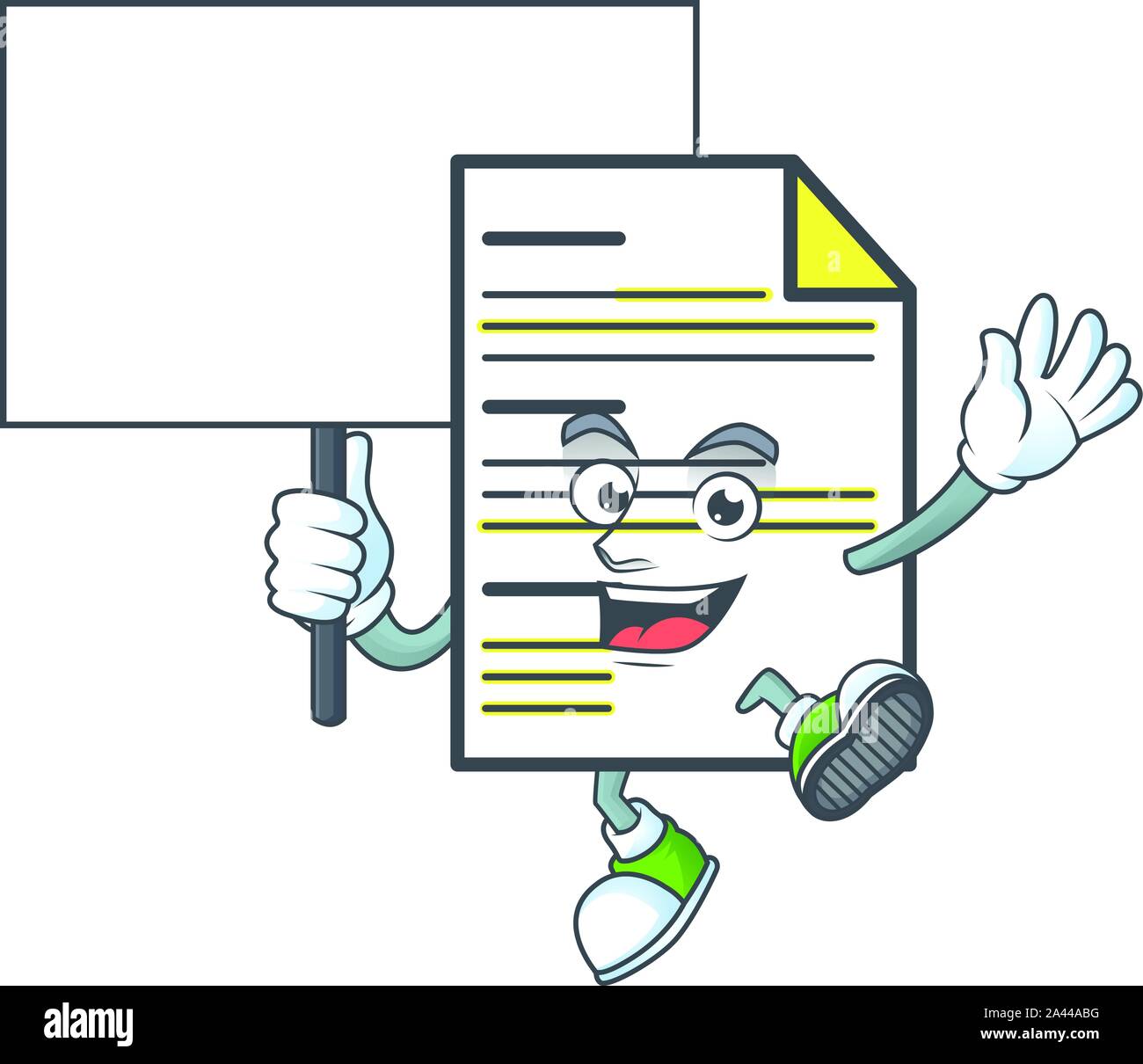 Bring board the document for a contract business Stock Vector Image ...