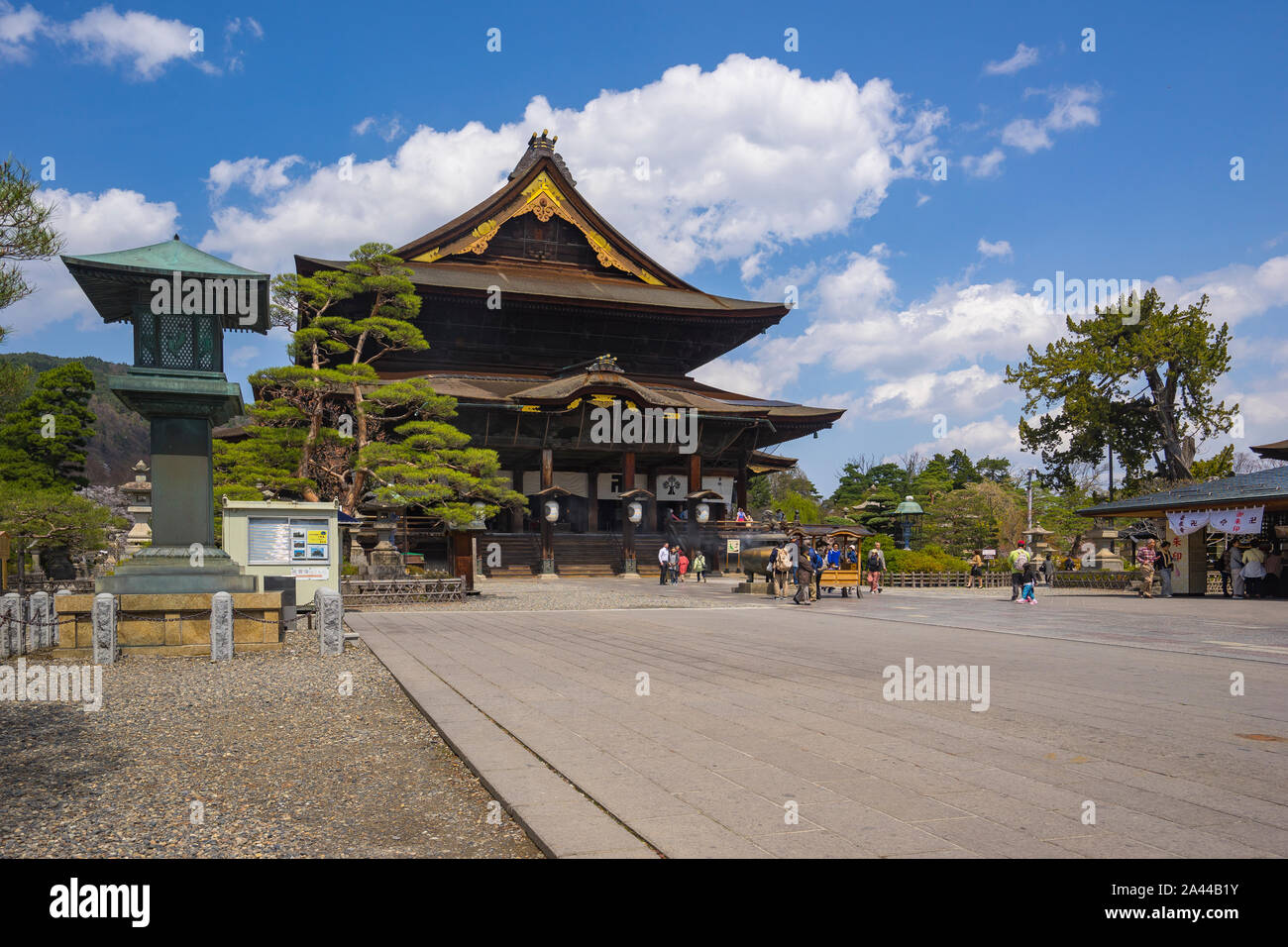 Zenkoji temple the famous place in Nagano, Japan Stock Photo - Alamy